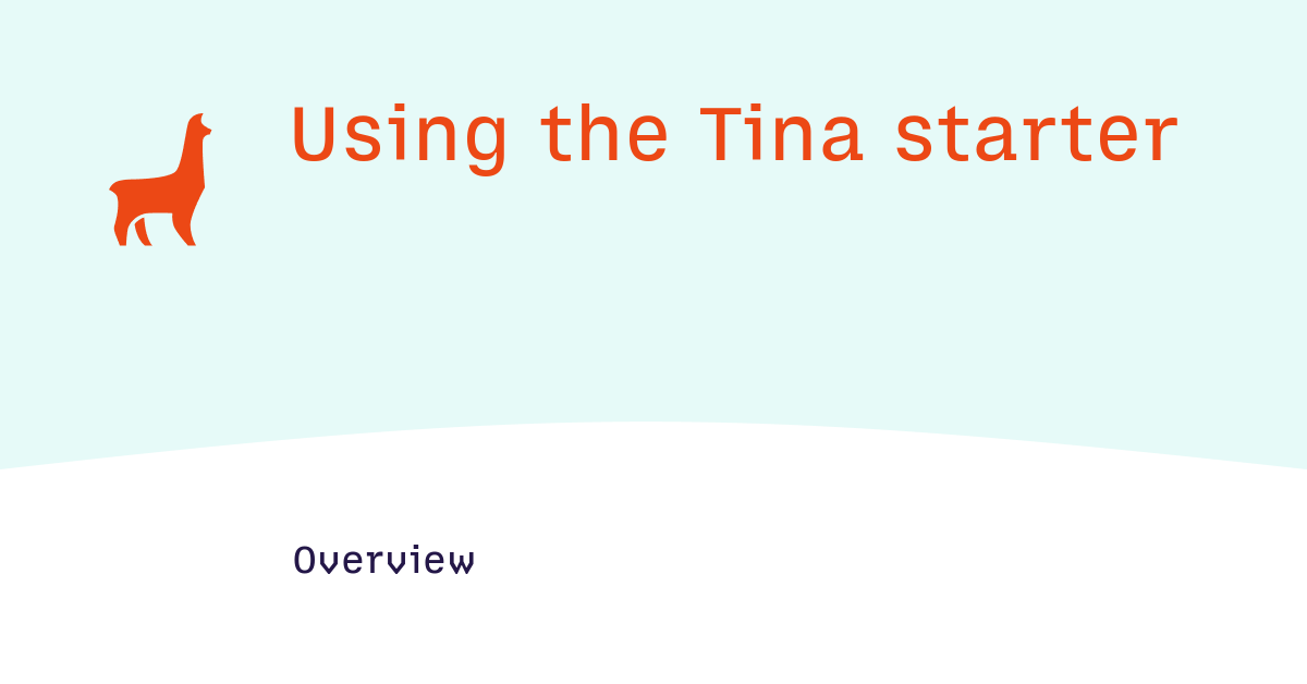 Overview | TinaCMS Docs